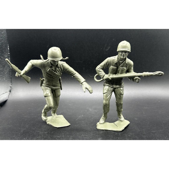 Marx | Toys | Vintage Louis Marx 6 5 Wwii Army Jumbo Lot Of 2 96s ...